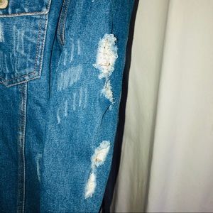 Iris Basic | Jackets & Coats | Iris Distressed Denim Jacket | Poshmark
